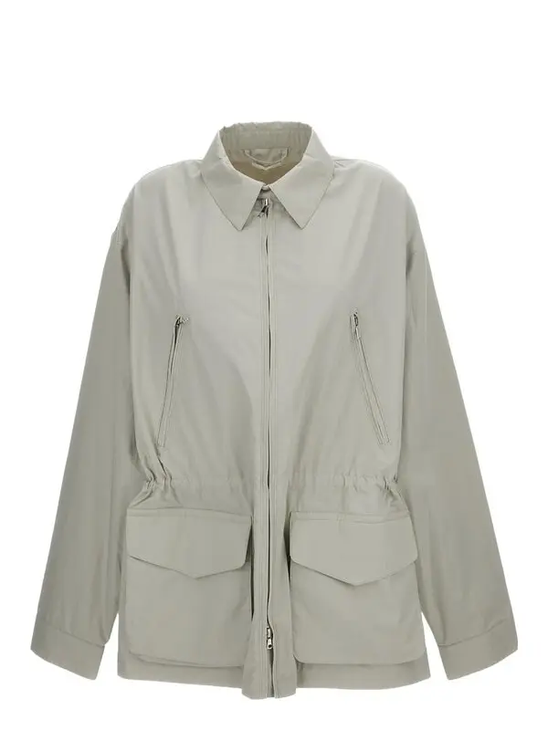 RIER Long-sleeved Casual Jacket - Light Gray