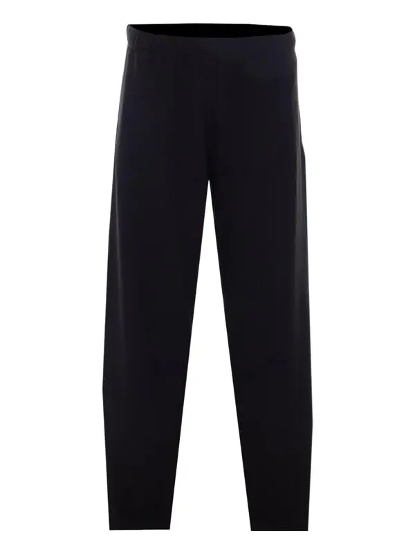 THE ROW Cotton And Cashmere Trousers - Black
