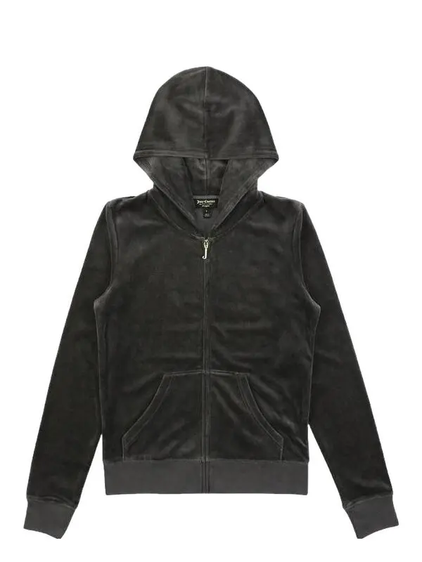 Juicy Couture Logo Printed Casual Jacket - Black