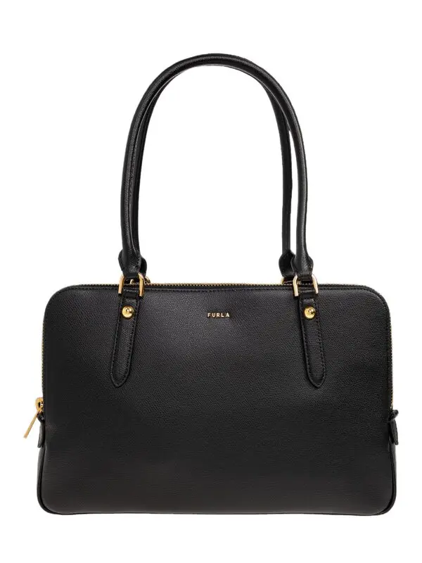 Furla Giulia Large Shoulder Bag - Black