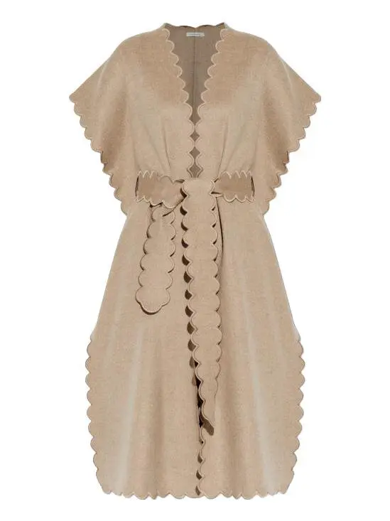 BY MALENE BIRGER Vibe Coat - Grey Brown Melange