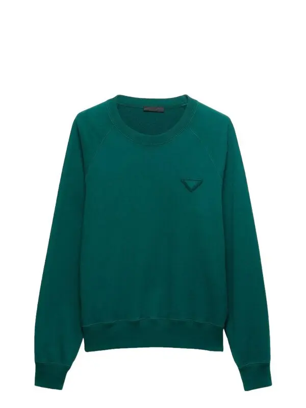 Prada Long-sleeved Sweatshirt - Bottle Of Green