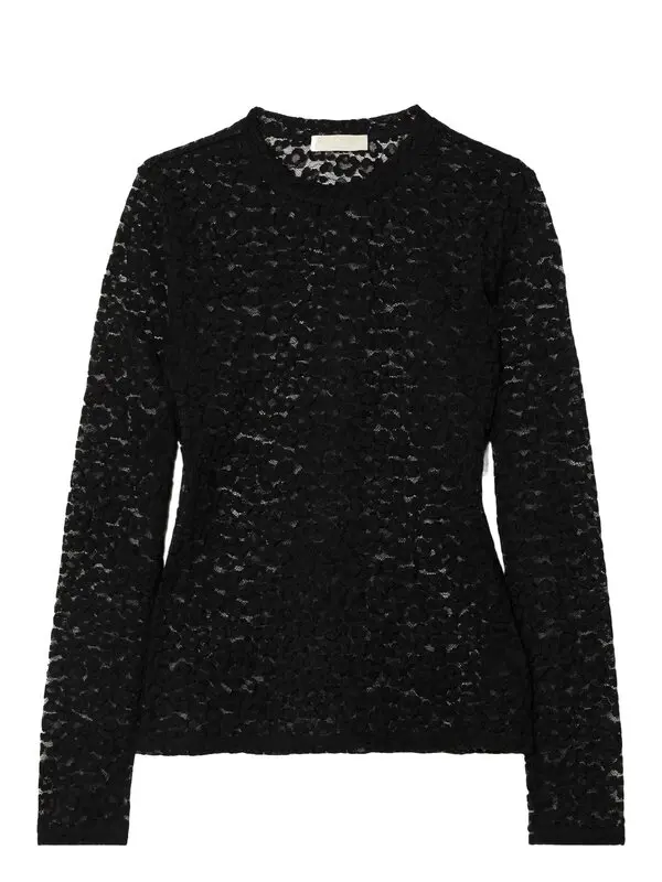 Ulla Johnson Anise Lace Top - Black