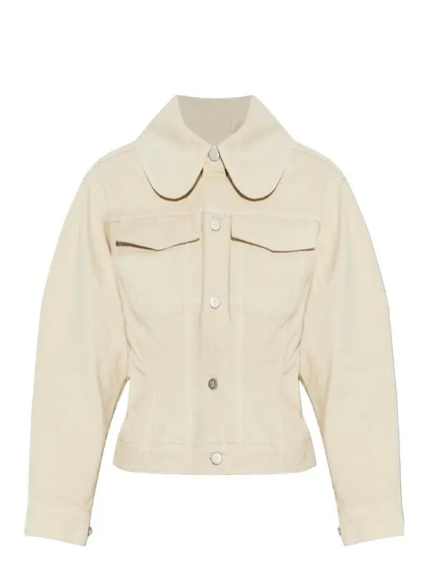 BY MALENE BIRGER Villies Collar Buttoned Jacket - Nude