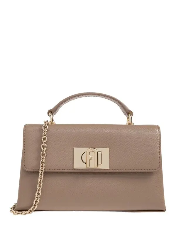 Furla 1927 Chain-linked Mini Tote Bag - Brown