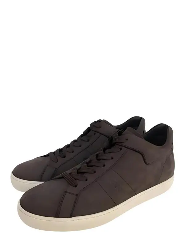 TOD'S Lace-up Suede Sneakers - Brown