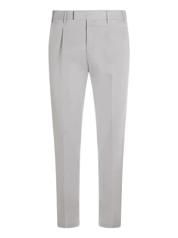 PT TORINO Coalma Pleated Trousers - Grey