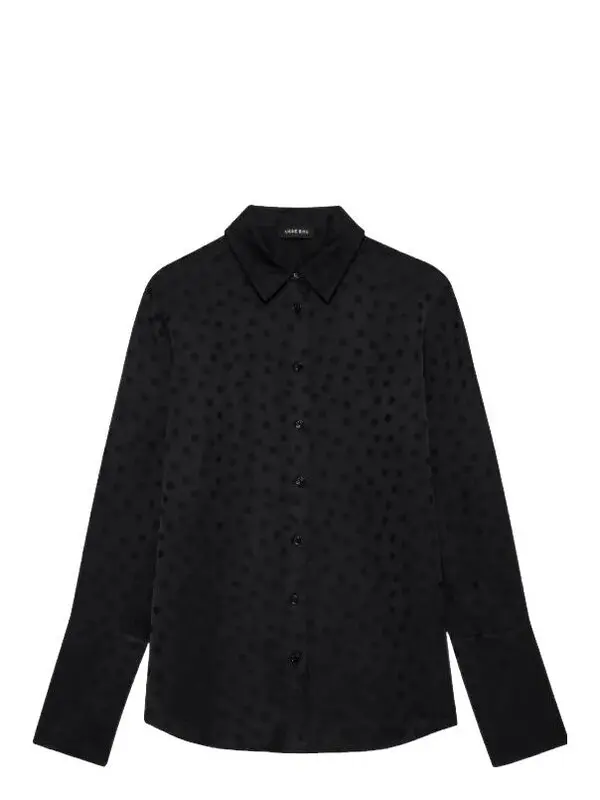 ANINE BING Amanda Shirt - Black