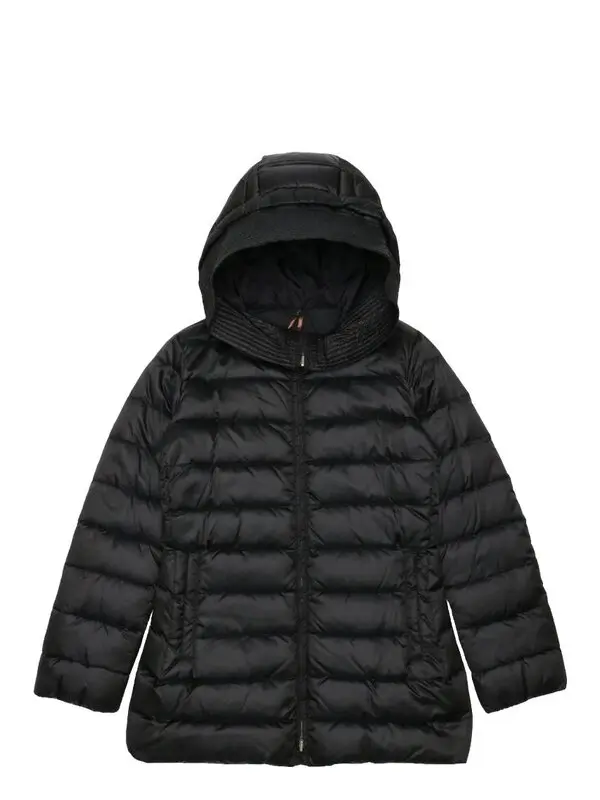 Max Mara Down Jacket With Logo Detail - Black