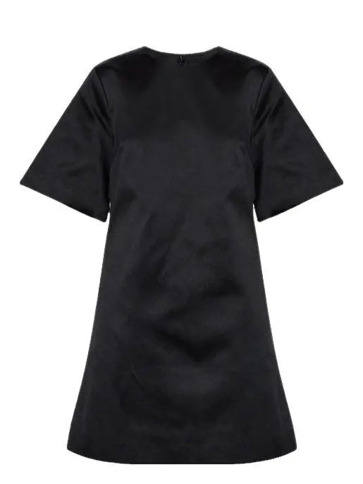 BY MALENE BIRGER Short Sleeve Mini Dress - Black