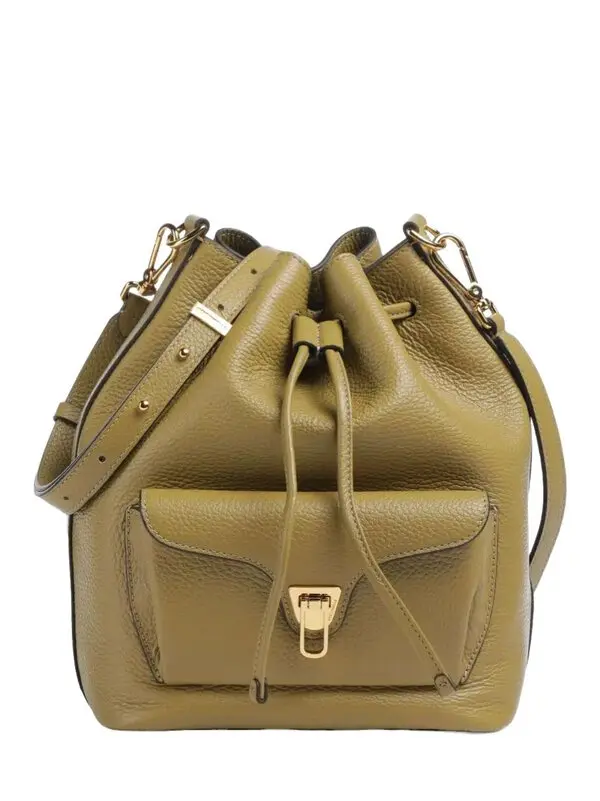 COCCINELLE Beat Generation Medium Bucket Bag - Green