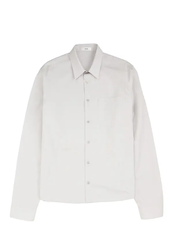 RIER Long-sleeved Shirt - Light Gray