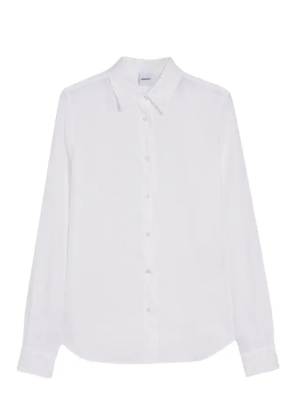 Aspesi Buckle Cuff Long-sleeve Shirt - White