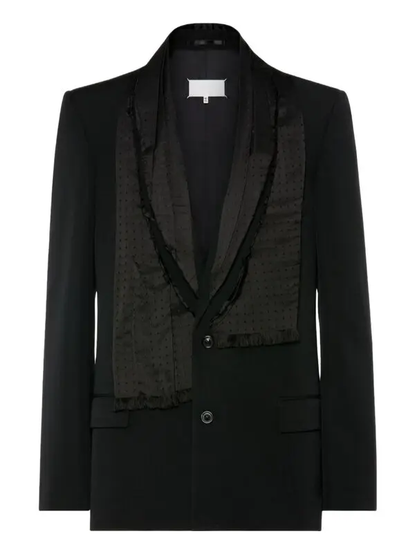 MAISON MARGIELA Scarf Jacket - Black