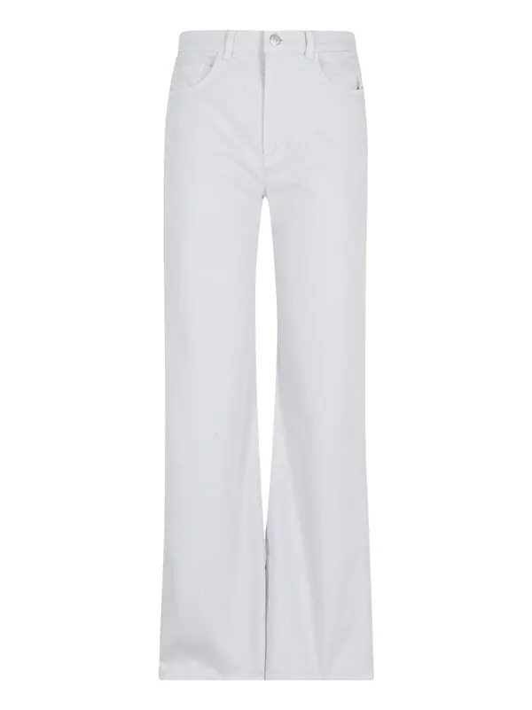Seventy Wide-leg Trousers - White