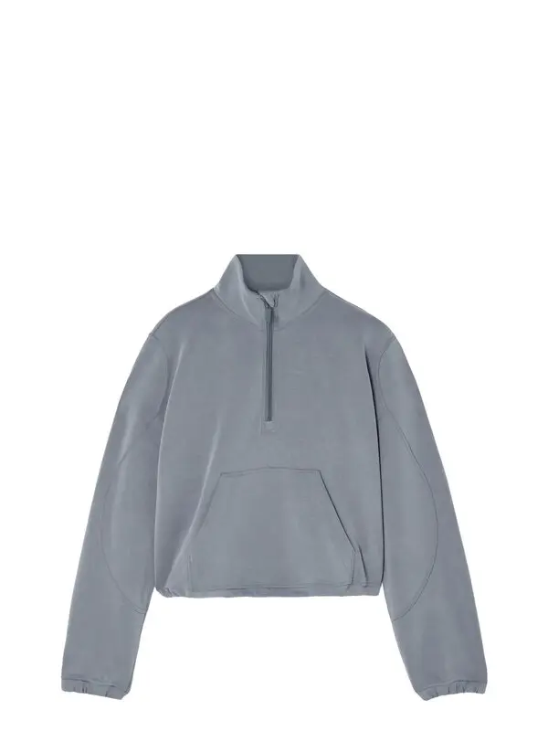 Lululemon Recycled-softstreme Quarter Zip Sweatshirt - Gray
