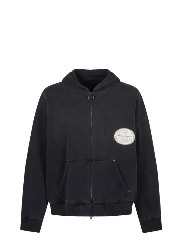 WOOYOUNGMI Full Zip Hoodie - Black