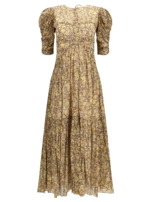 Isabel Marant Étoile Sichellia" Maxi Dress - Brown