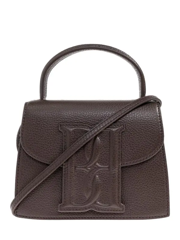 BY MALENE BIRGER Logo-embossed Leather Tote Bag - Brown
