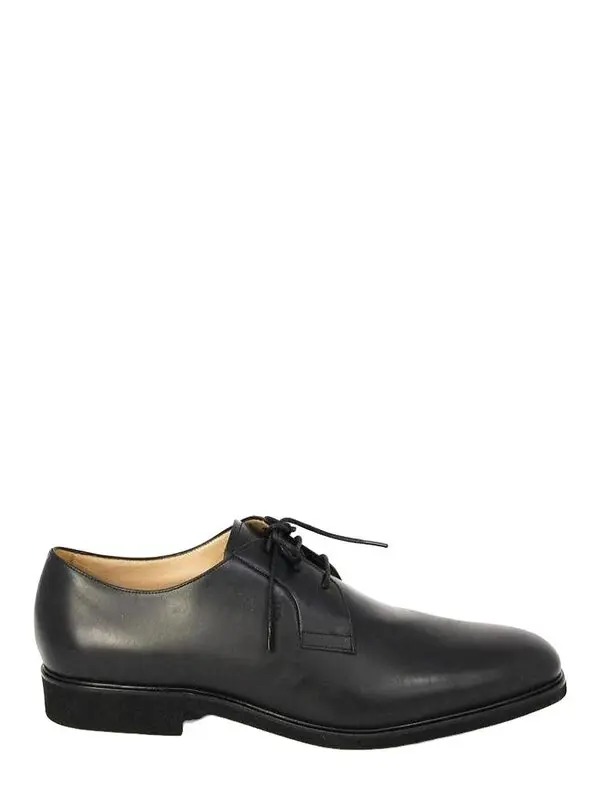 TOD'S Leather Lace-up Business Casual Shoes - Black