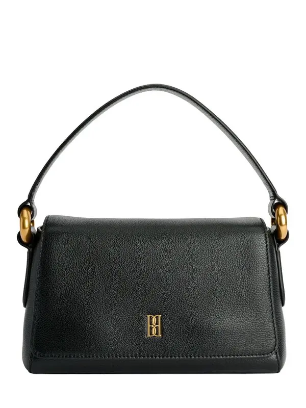 BY MALENE BIRGER Logo Plaque Shoulder Bag - Black