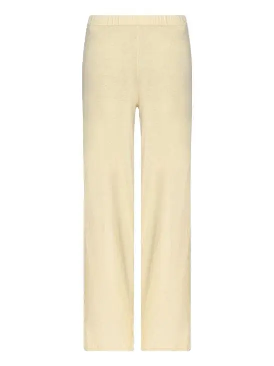 LISA YANG Straight Leg Trousers With Elasticated Waistband - Limone