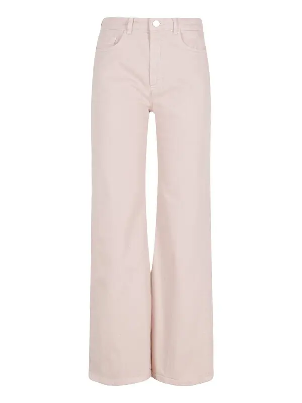 Seventy Flare Trousers - Cipria