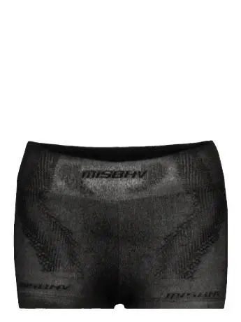 MISBHV Logo Detail Sports Shorts - Black