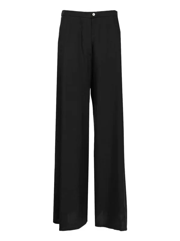 FORTE_FORTE Flared Tailored Trousers - Black