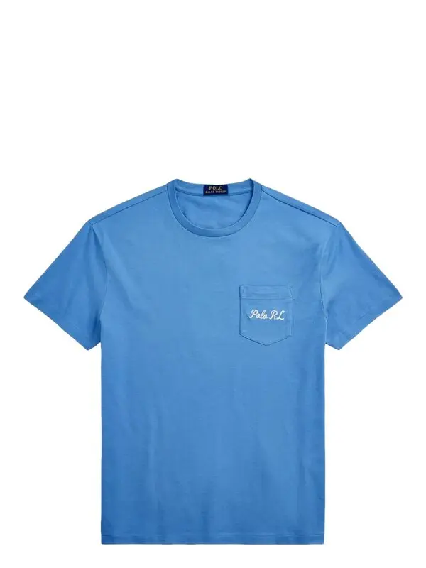 Polo Ralph Lauren Bear-printed Crewneck T-shirt - Blue
