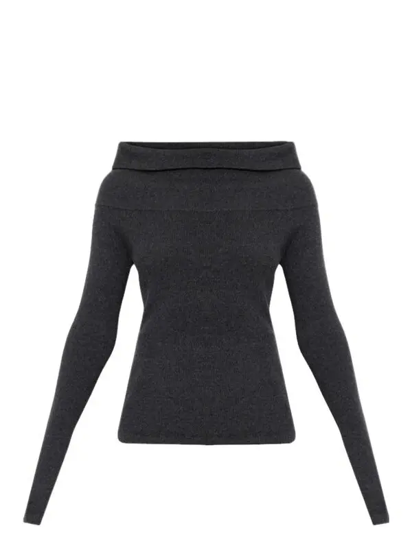 LISA YANG Claudina Long-sleeve Top - Eclipse