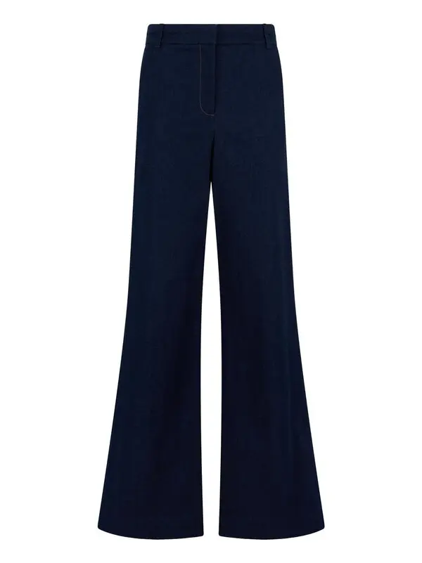 Veronica Beard High-rise Flared Jeans - Black