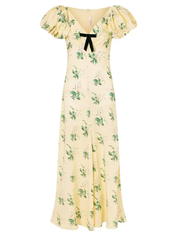 RODARTE Floral-print Silk Gown - Nude