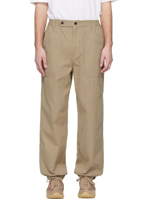 Visvim Carrol Tapered Trousers - Nude