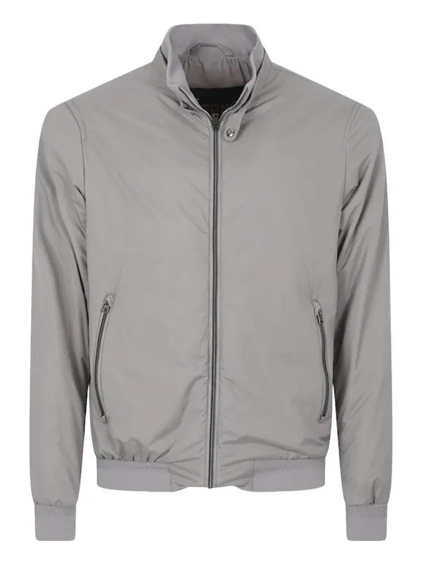 Herno Long-sleeved Zip-up Casual Jacket - Gray