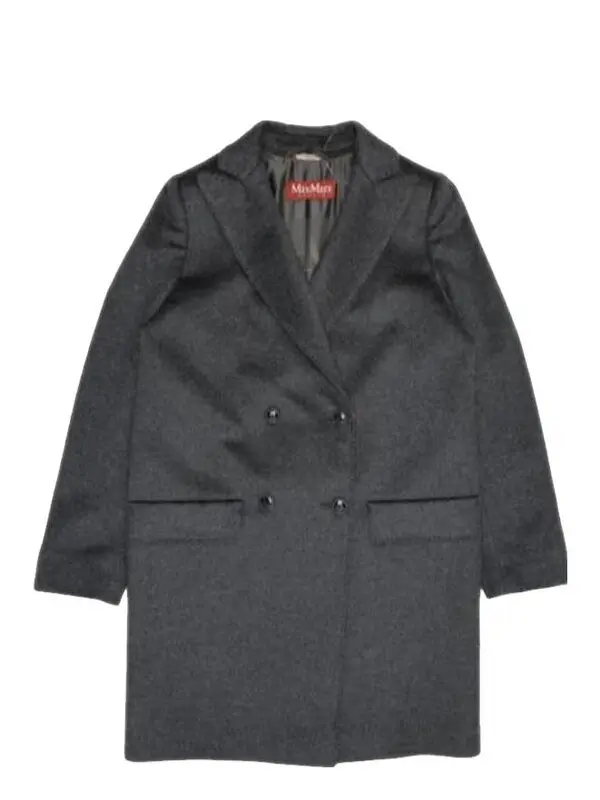 Max Mara Lapel Coat - Gray