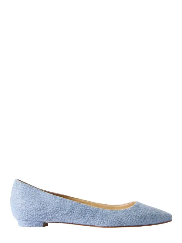 Manolo Blahnik Ballerina Flats - Blue