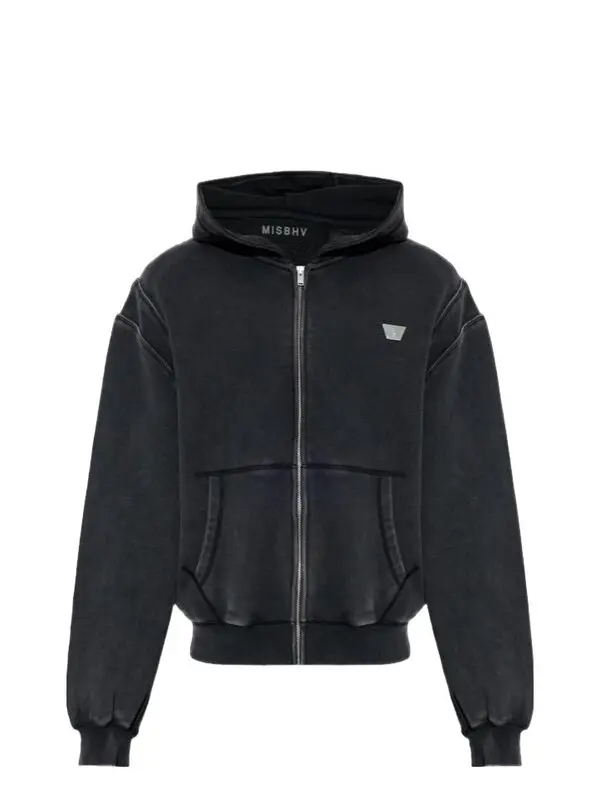 MISBHV Zip Hoodie - Black