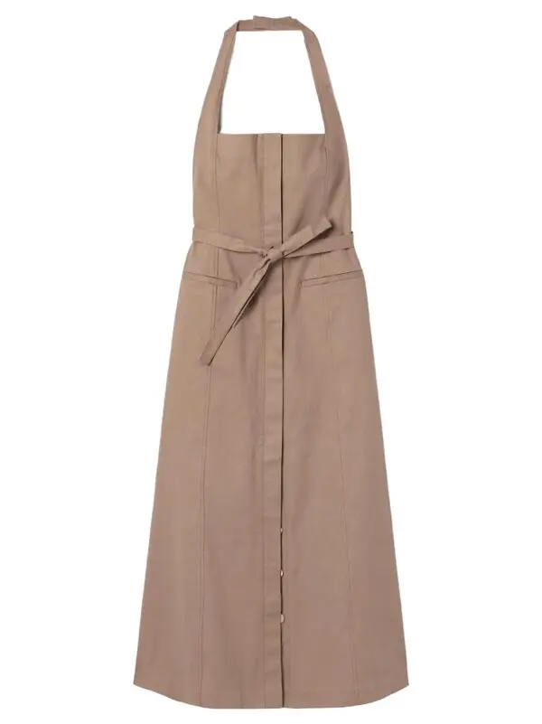 Cult Gaia Rocio Backless Dress With Tie - Nude