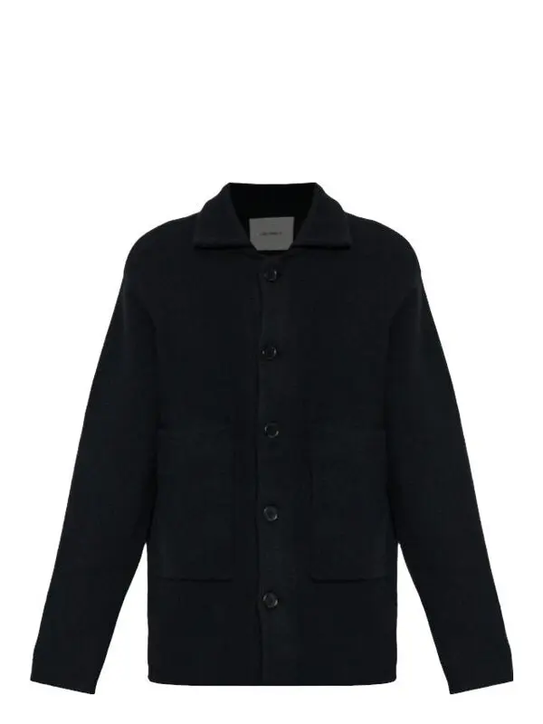 LISA YANG Button-fastening Cardigan With Patch Pockets - Black