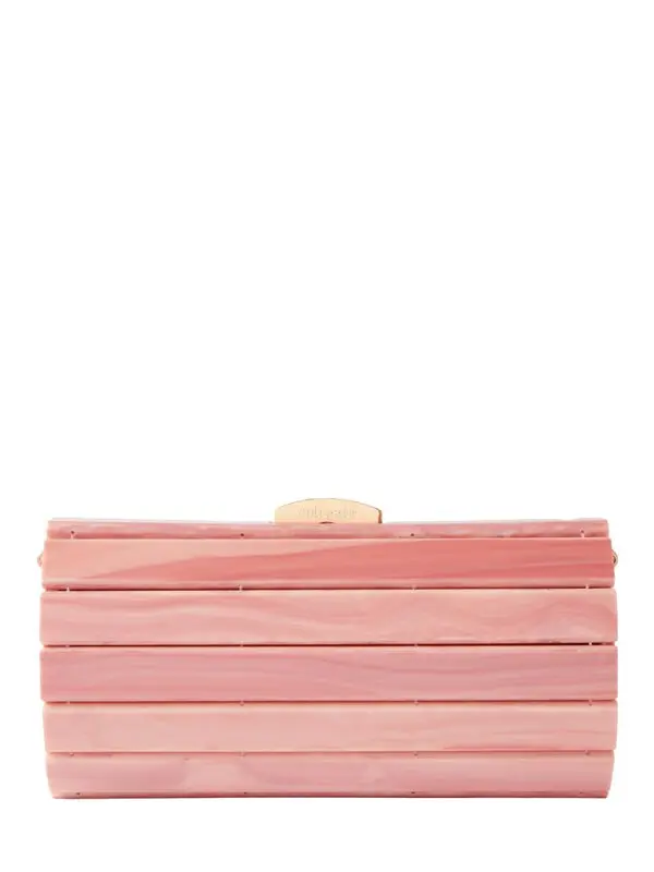 Cult Gaia Rolie Polie Mini Clutch - Pink