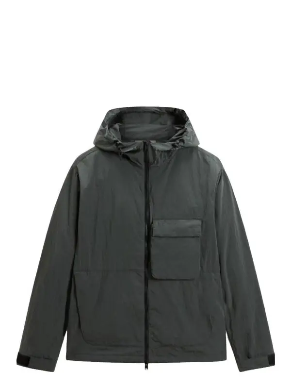 Woolrich Olmetex Zip-up Hooded Jacket - Forest Veil