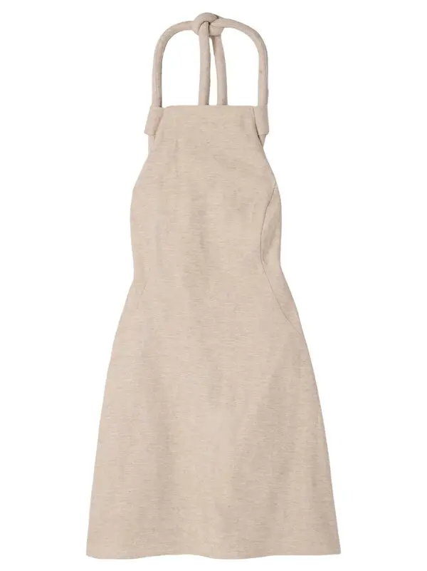Cult Gaia Lenis Halter-neck Mini Dress - Nude