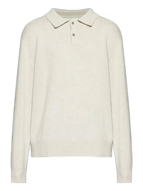 LISA YANG Buttoned Polo Shirt - Off White