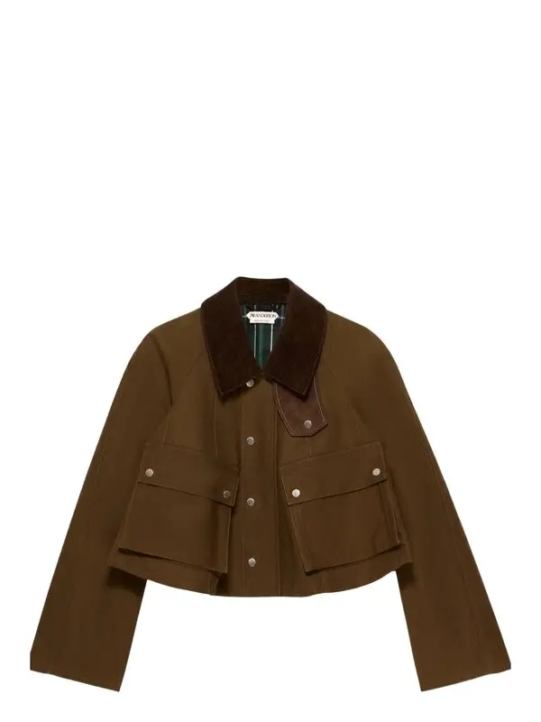 J.W.ANDERSON Jw Anderson Cropped Barn Jacket - Brown