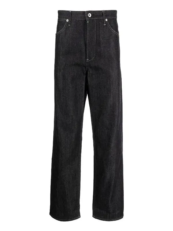 JIL SANDER Wide-leg Jeans - Black