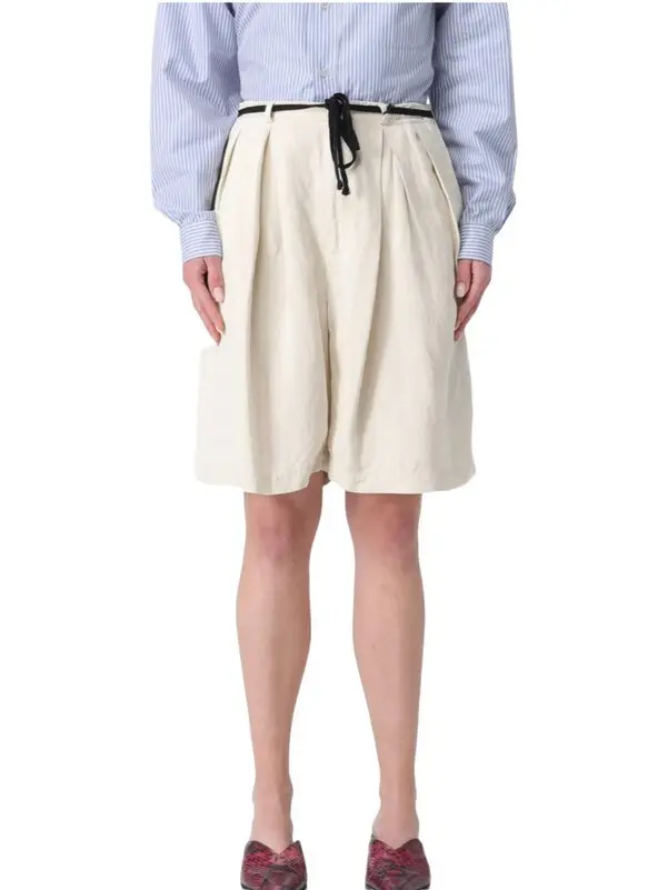 Barena Venezia Pleated Design Shorts - White