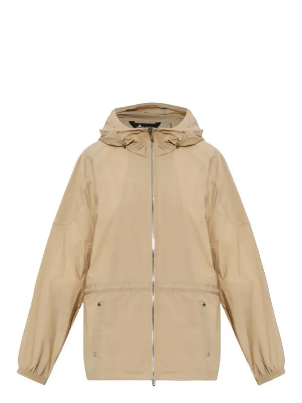 Moose Knuckles Drawstring Waist Hooded Jacket - Nude