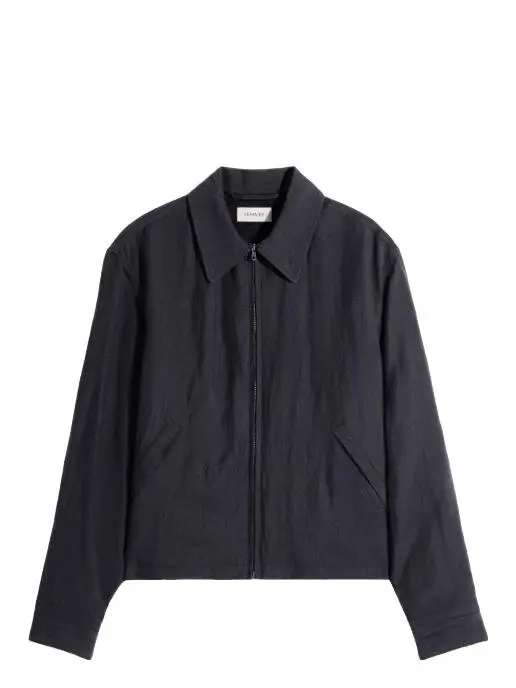 LEMAIRE Short Blouson - Ash Black