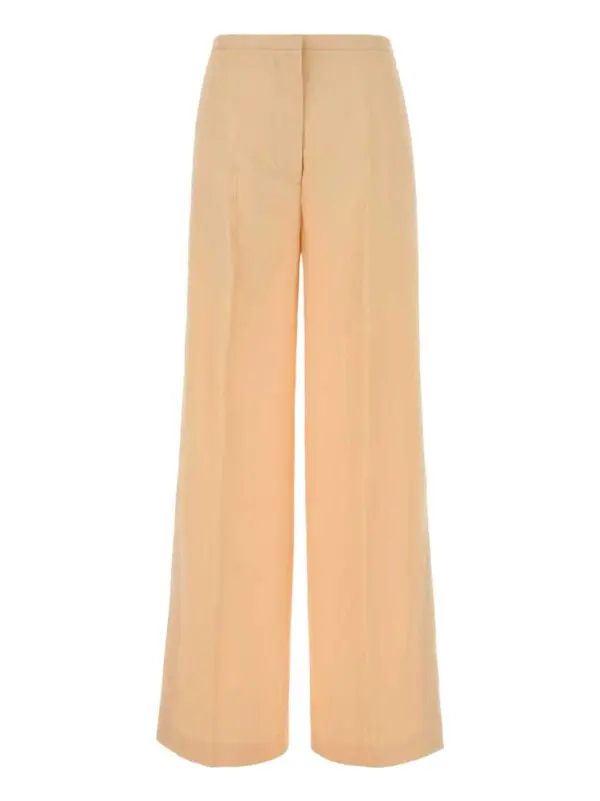 Alberta Ferretti High-rise Palazzo Pants - Pink